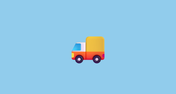 🚚 Delivery Truck Emoji on Microsoft Teams 15.0