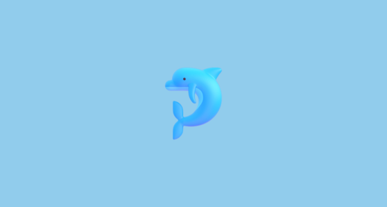 🐬 Delfín Emoji on Microsoft Teams 15.0