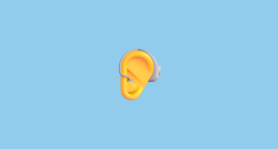 🦻 Ear with Hearing Aid Emoji on Microsoft Teams 15.0