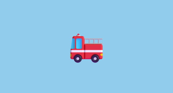 🚒 Feuerwehrauto Emoji on Microsoft Teams 15.0