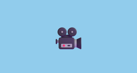 🎥 Movie Camera Emoji on Microsoft Teams 15.0