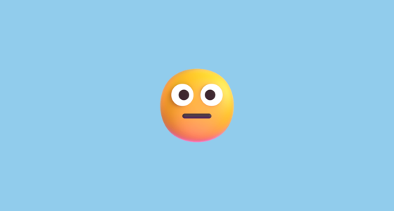 😐 Neutral Face Emoji on Microsoft Teams 15.0