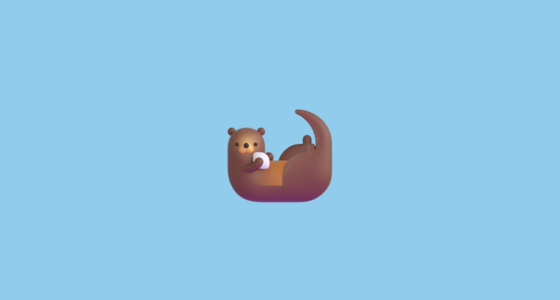 🦦 Nutria Emoji on Microsoft Teams 15.0