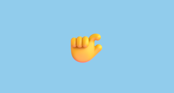 🤏 꼬집는 손 Emoji on Microsoft Teams 15.0