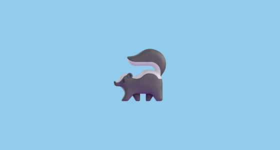 🦨 Mofeta Emoji on Microsoft Teams 15.0