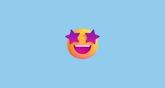 🤩 Sterren In De Ogen Emoji on Microsoft Teams 15.0