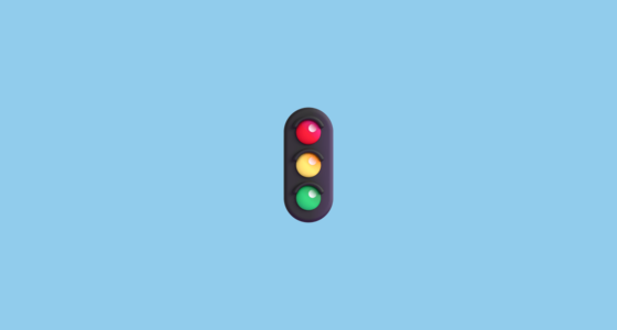 🚦 Vertical Traffic Light Emoji on Microsoft Teams 15.0