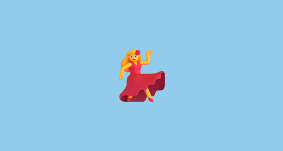 💃 Mujer Bailando Emoji on Microsoft Teams 15.0