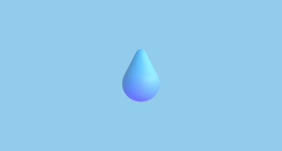 💧 물방울 Emoji on Microsoft Teams 14.0