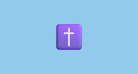 ️ Latin Cross Emoji on Microsoft Teams 14.0