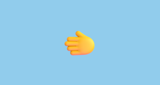 🫲 왼쪽 손 Emoji on Microsoft Teams 14.0