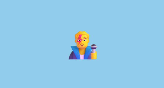 👨‍🎤 Sänger Emoji on Microsoft Teams 14.0