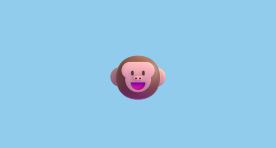 🐵 Rosto De Macaco Emoji on Microsoft Teams 14.0