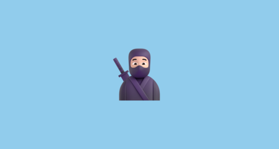 🥷🏻 Ninja: Peau Claire Emoji on Microsoft Teams 14.0