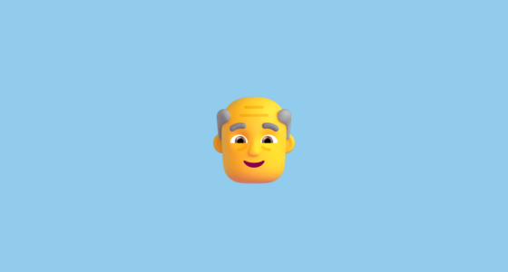 👴 Homme Âgé Emoji on Microsoft Teams 14.0