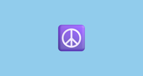 ☮️ Símbolo De La Paz Emoji on Microsoft Teams 14.0