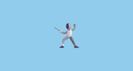 🤺 Person Fencing Emoji on Microsoft Teams 14.0