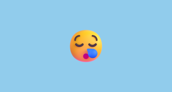 😪 Sleepy Face Emoji on Microsoft Teams 14.0