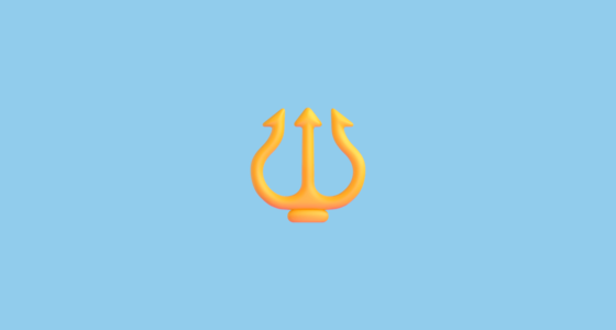 🔱 Lambang Trisula Emoji on Microsoft Teams 14.0