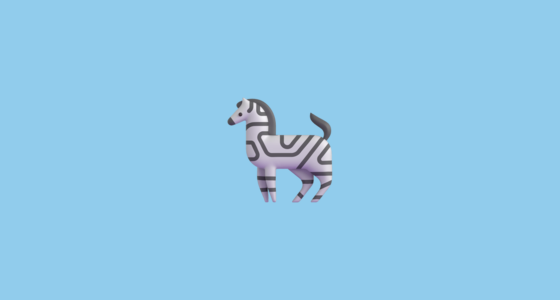 🦓 Cebra Emoji on Microsoft Teams 14.0
