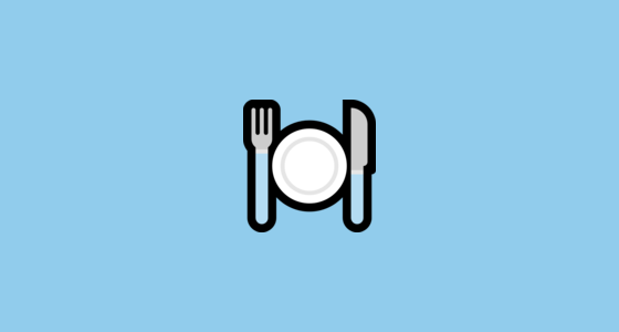 🍽️ Fourchette Et Couteau Avec Assiette Emoji on Microsoft Windows 10 ...