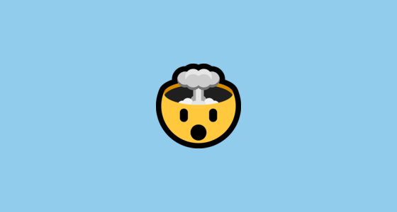 🤯 Tête Qui Explose Emoji on Microsoft Windows 10 October 2018 Update