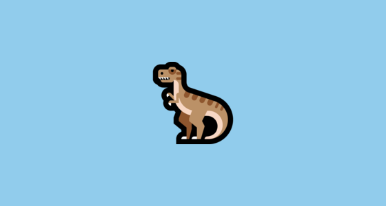 🦖 T-Rex Emoji on Microsoft Windows 10 October 2018 Update