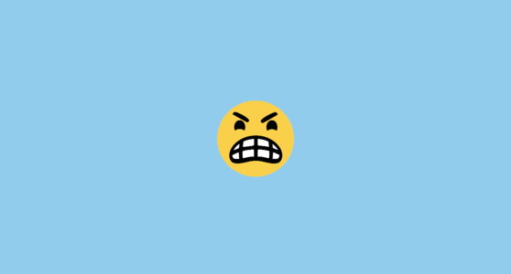 😠 Angry Face Emoji on Microsoft Windows 8.1