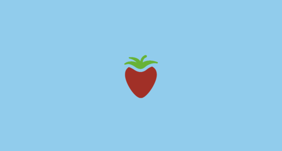 🍓 Morango Emoji on Microsoft Windows 8.1