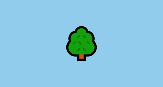 🌳 Deciduous Tree Emoji on Microsoft Windows 10 May 2019 Update