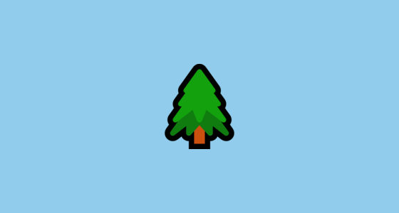 🌲 Nadelbaum Emoji on Microsoft Windows 10 May 2019 Update