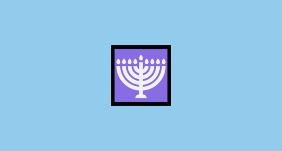 🕎 Menorá Emoji on Microsoft Windows 10 May 2019 Update