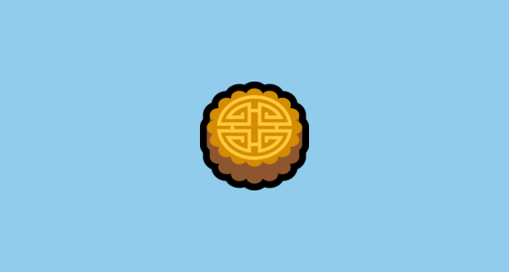 🥮 Moon Cake Emoji on Microsoft Windows 10 May 2019 Update