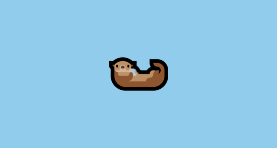 🦦 Nutria Emoji on Microsoft Windows 10 May 2019 Update