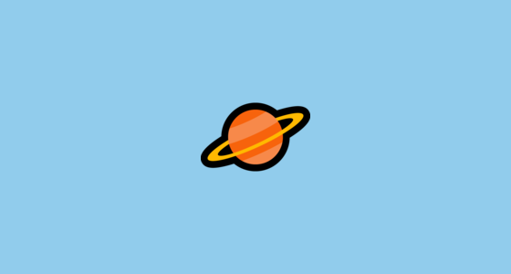 🪐 Ringed Planet Emoji on Microsoft Windows 10 May 2019 Update