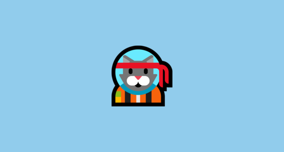 🐱‍🚀 Astro Cat Emoji on Microsoft Windows 11