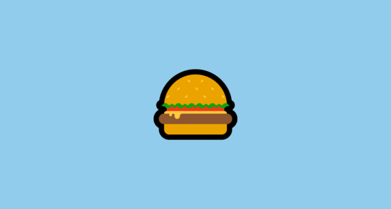 🍔 Hamburger Emoji on Microsoft Windows 11