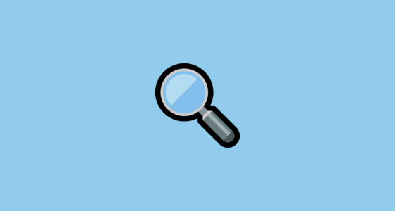🔍 Magnifying Glass Tilted Left Emoji on Microsoft Windows 11