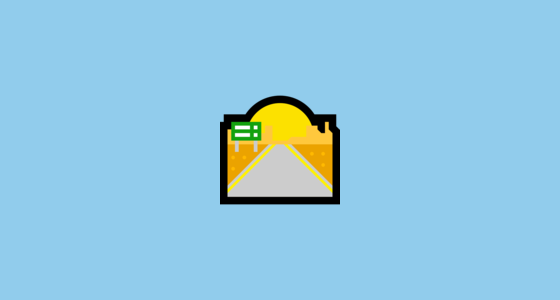 🛣️ Motorway Emoji on Microsoft Windows 11