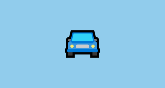 🚘 Motgående Bil Emoji on Microsoft Windows 11