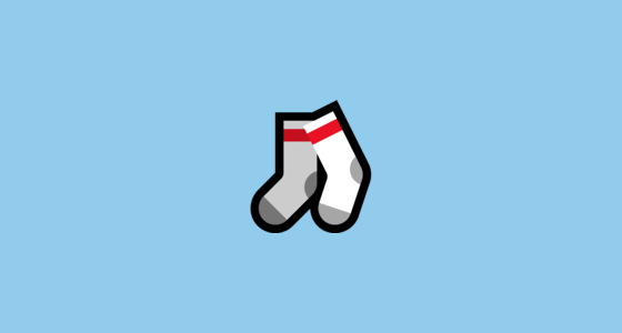 🧦 Socks Emoji on Microsoft Windows 11