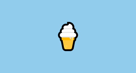 🍦 Soft Ice Cream Emoji on Microsoft Windows 11