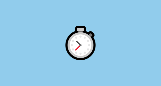 ⏱️ Stopwatch Emoji on Microsoft Windows 11