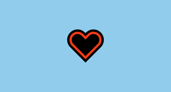 White Heart Suit Emoji on Microsoft Windows 11