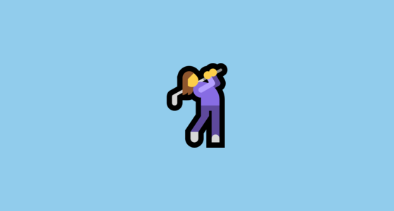 🏌️‍♀️ Wanita Bermain Golf Emoji on Microsoft Windows 11