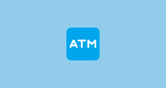 🏧 ATM Sign Emoji on Microsoft Windows 11 November 2021 Update