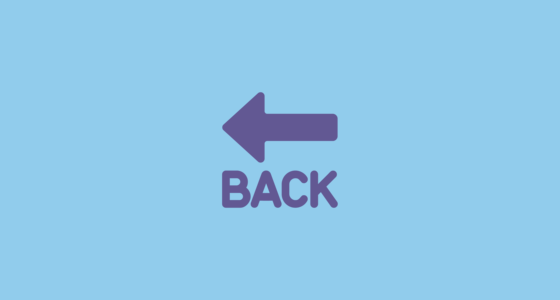 🔙 Flecha Back Emoji on Microsoft Windows 11 November 2021 Update