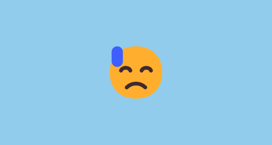 😓 Faccina Abbattuta Sudata Emoji on Microsoft Windows 11 November 2021 ...