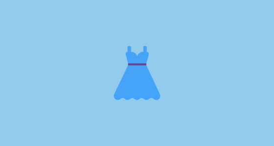 👗 Robe Emoji on Microsoft Windows 11 November 2021 Update