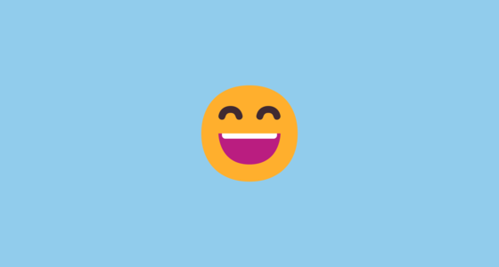 😄 Grinning Face with Smiling Eyes Emoji on Microsoft Windows 11 ...